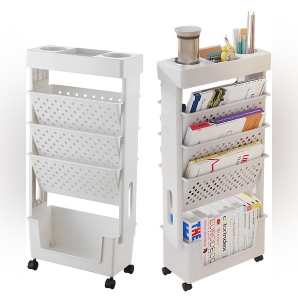 Storage & Organization | 5 Tier Multifunctional Utility Cart Organizer ...